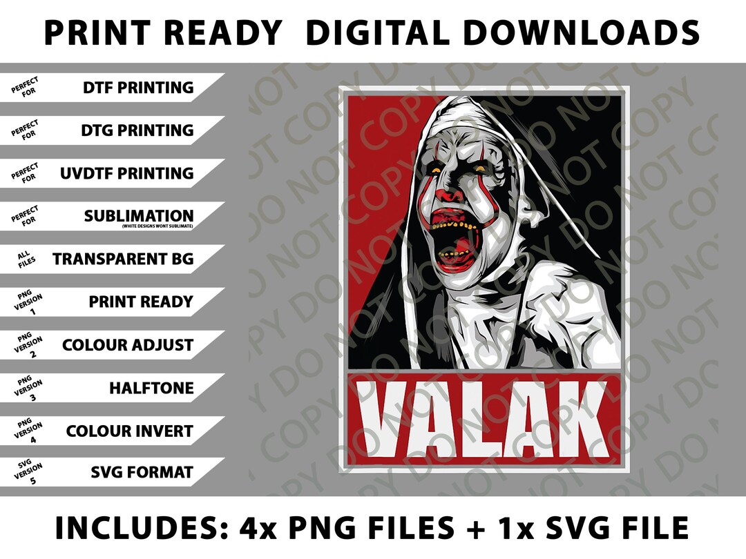 Scary Horror Valak Nun Halloween Conjuring Costume Party Png Bundle ...
