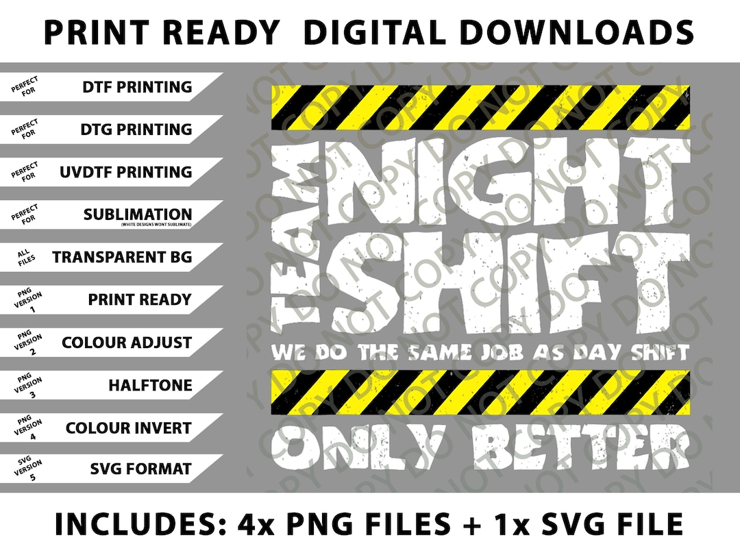 Funny Work Meme Team Night Shift Funny Factory Worker Png Bundle, SVG ...