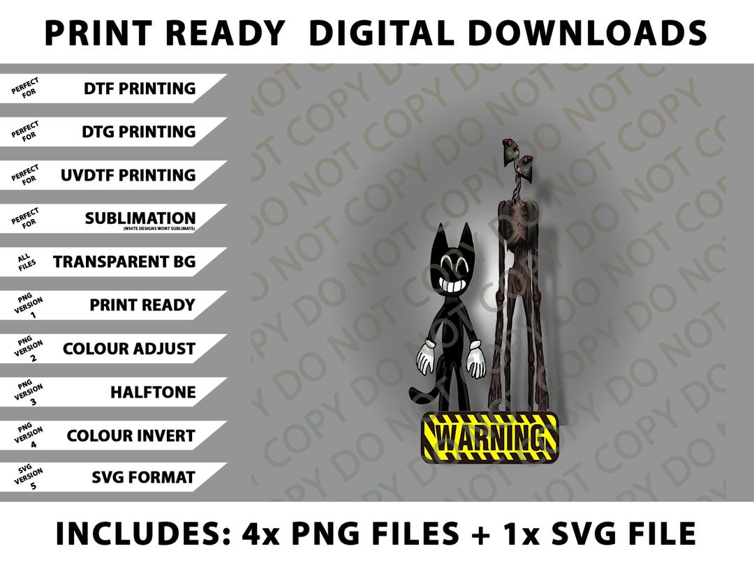 Sirenhead Siren Head Creepy Horror Character, Are You Afraid Png Bundle ...