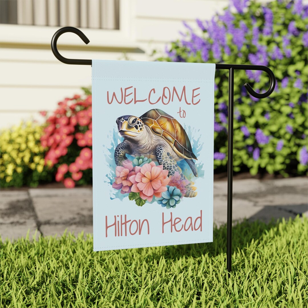 Hilton Head Garden Flag, Sea Turtle Garden Flag, Hilton Head Island ...