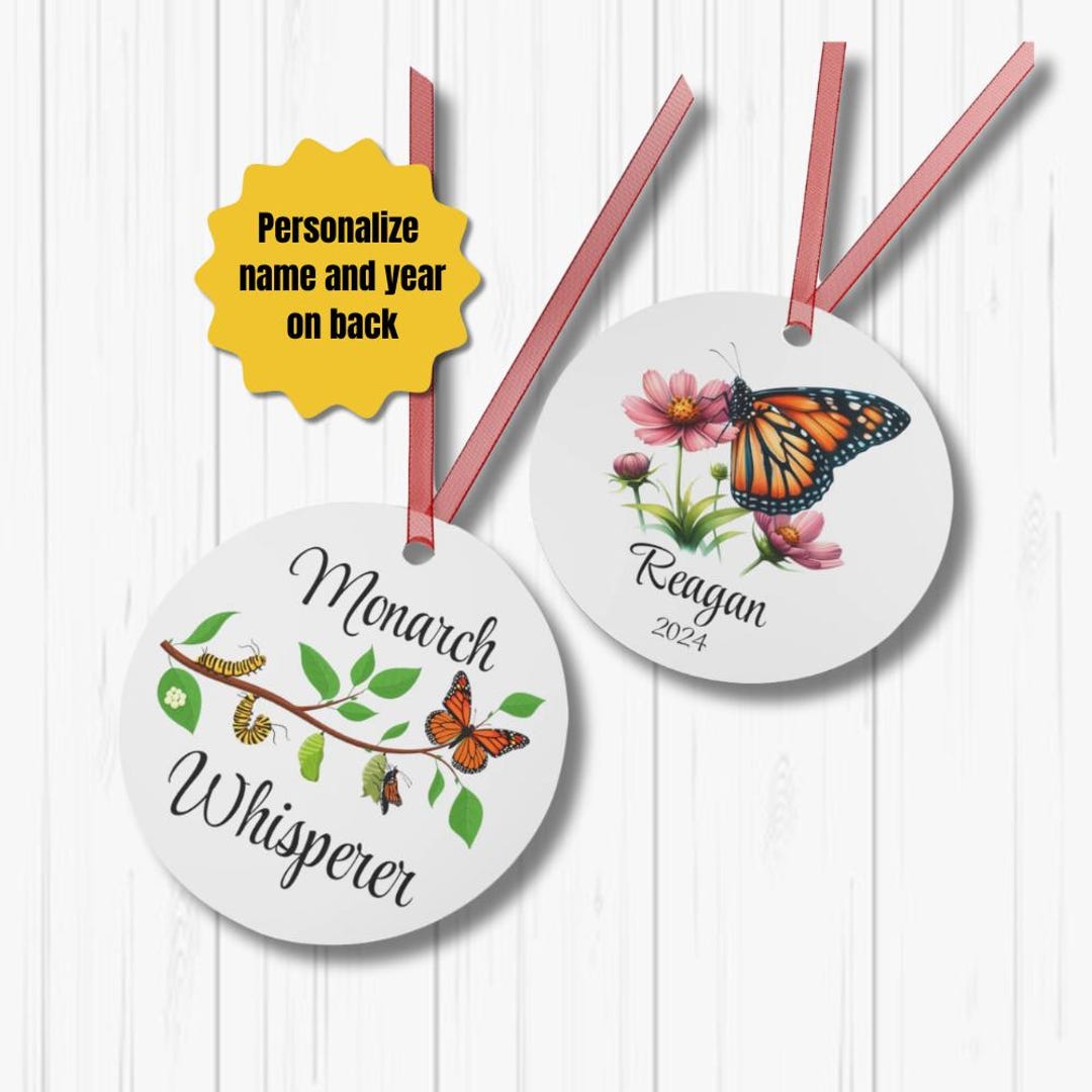 Personalized Monarch Butterfly Ornament Monarch Butterfly Lover Monarch ...