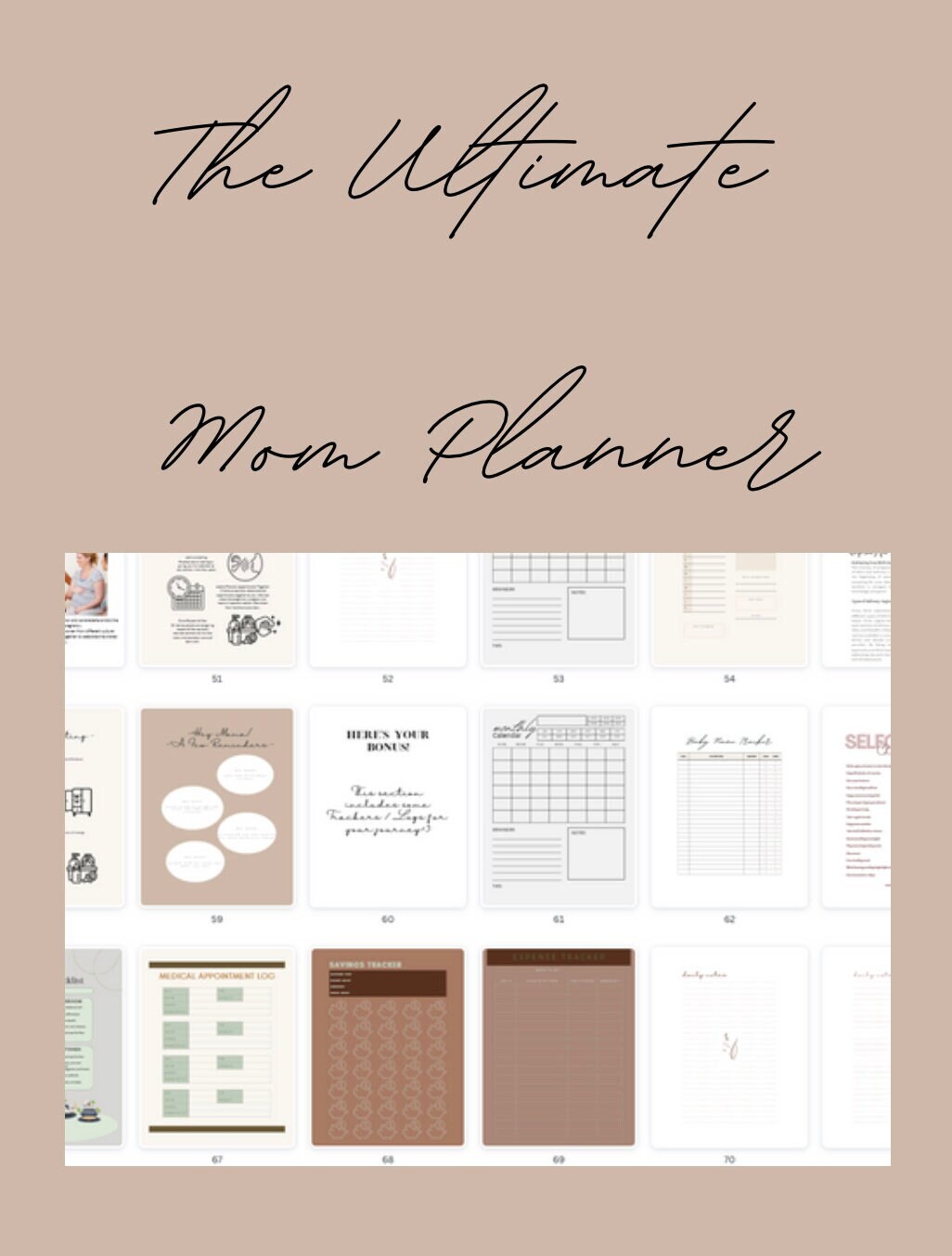 Tips for New Mothers- Pregnancy Edition - Series & Journal , Digital ...