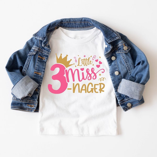 Little Miss Threenager Letter Balloon Kit 3rd Birthday Party ...