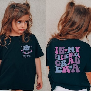Custom in My Preschool Graduation Era Shirt, Last Day of School T-shirt ...
