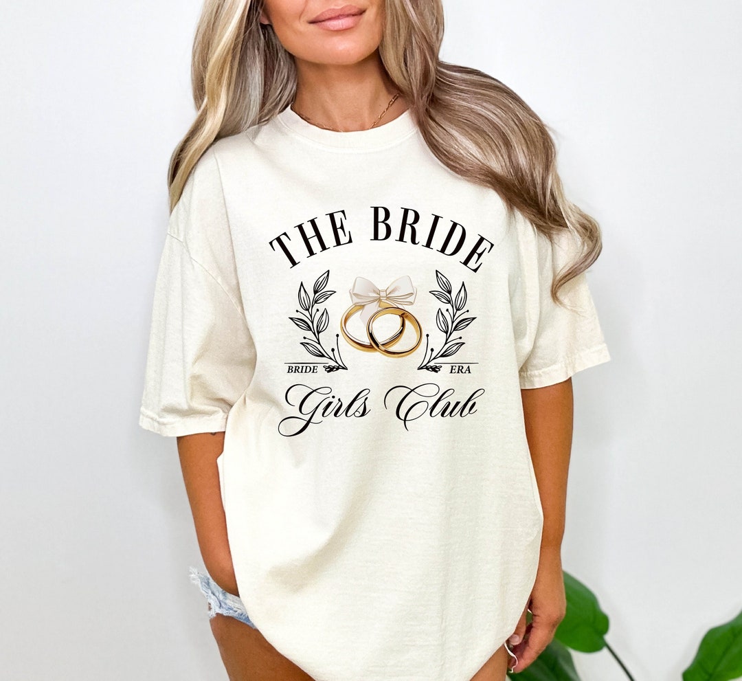 Comfort Colors Bachelorette Party Shirts, the Bride Girls Club Shirt ...