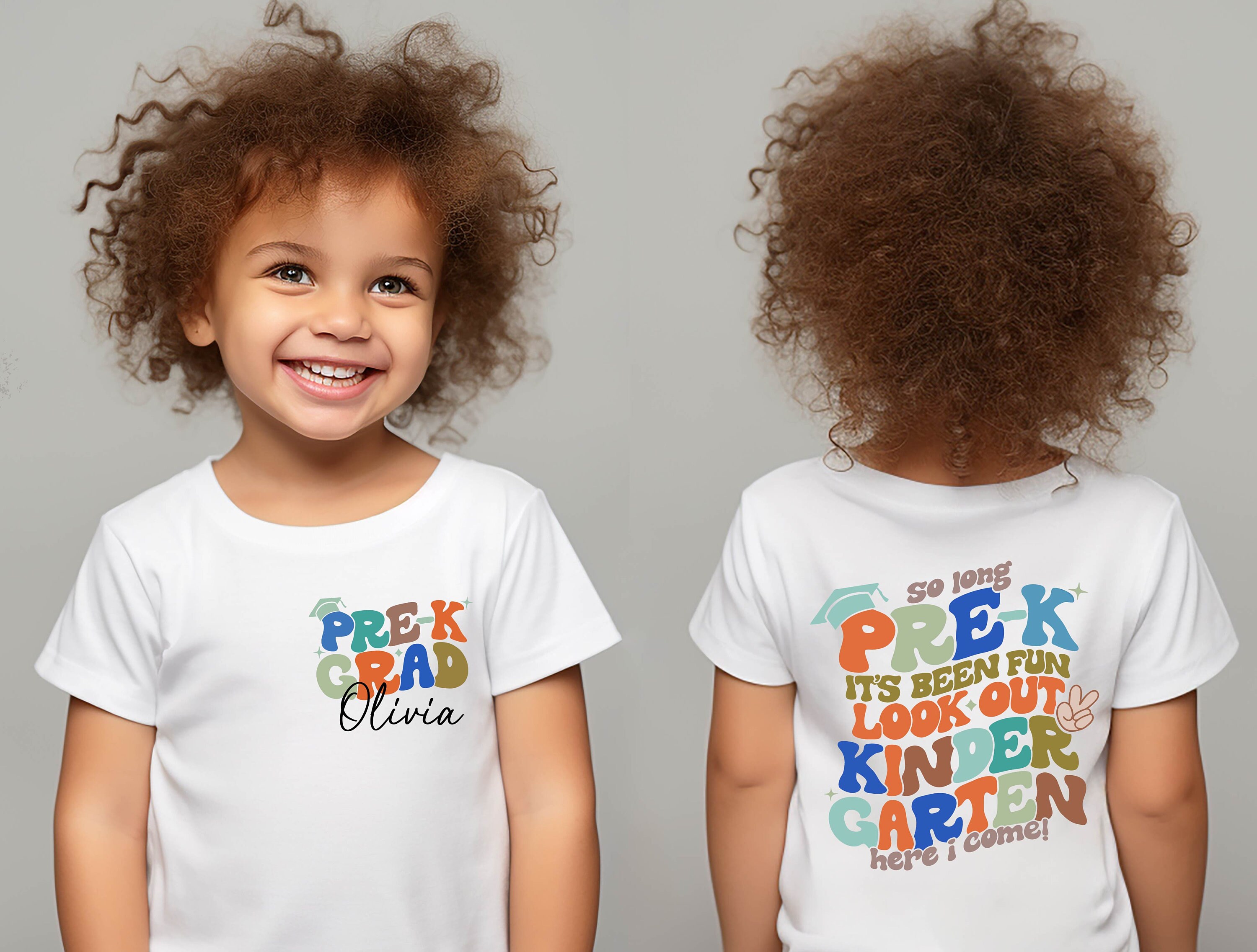 Custom Pre-k Graduation Shirt, Last Day of School T-shirt, Preschool ...