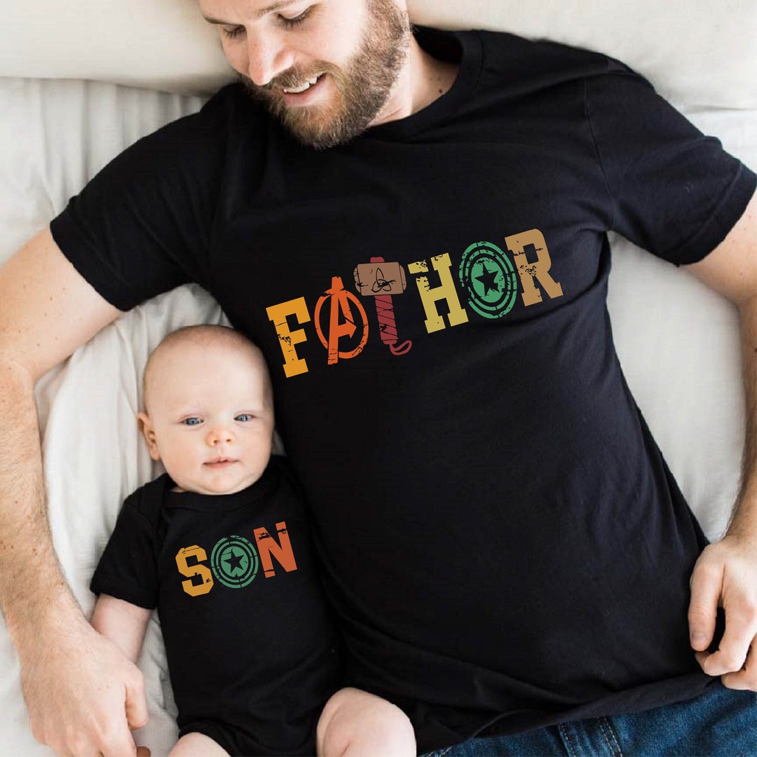Dad and Son Matching Shirts, Fathor and Son T-shirt, Fathers Day Gift ...