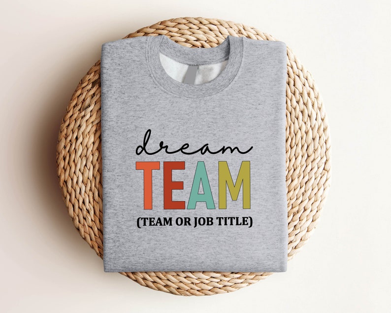 Personalized Dream Team T-shirt, Custom Team Shirt, Member of the Best ...