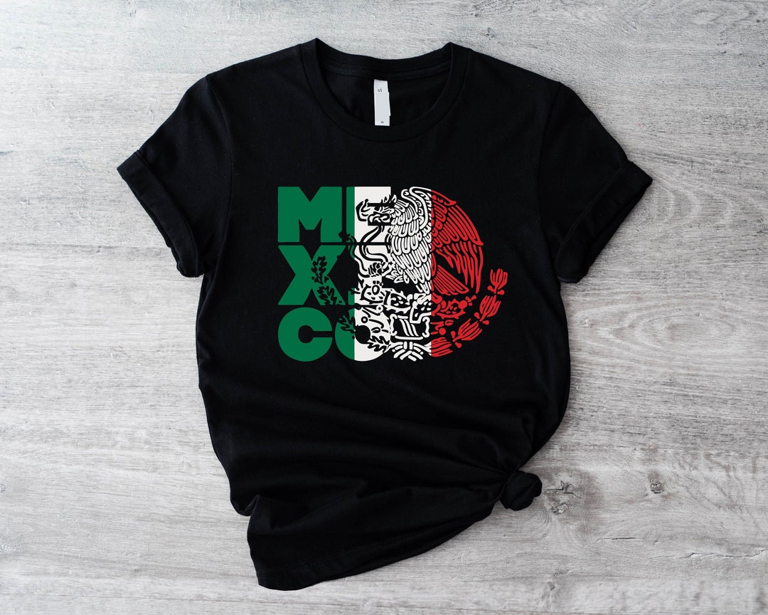 Mexico Shirt, Mexico Coat of Arms T-shirt, Eagle Tee, Mexico Flag Shirt, Mexican Seal Shirts ...