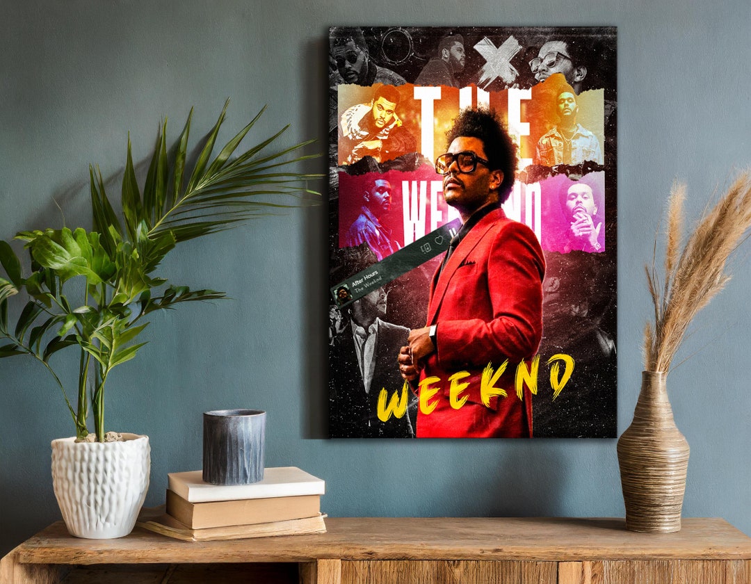 The Weeknd Albums Collage Ver.2 Canvas Art, Musician-inspired Wall ...