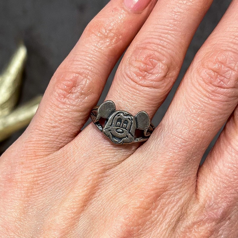 Mickey Mouse Ring - Etsy