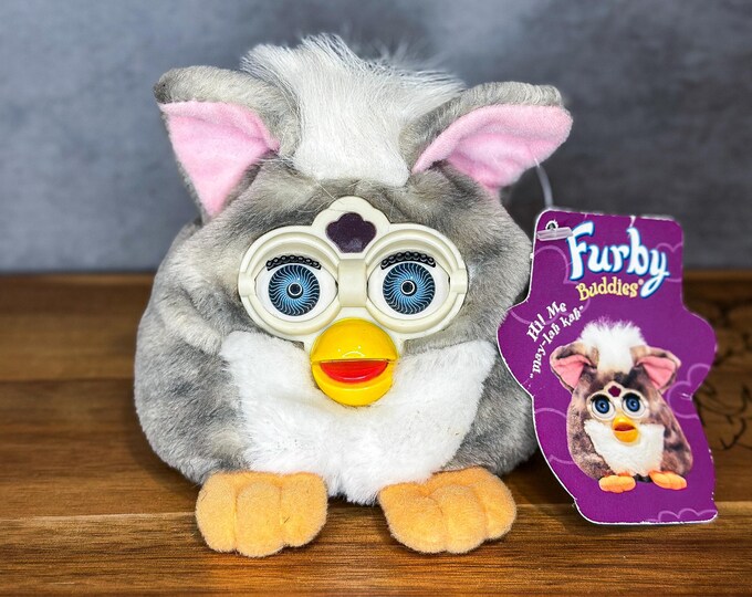 Vintage Furby Buddies "hug Me" Plush Bean Bag Animal Rare Furby ...