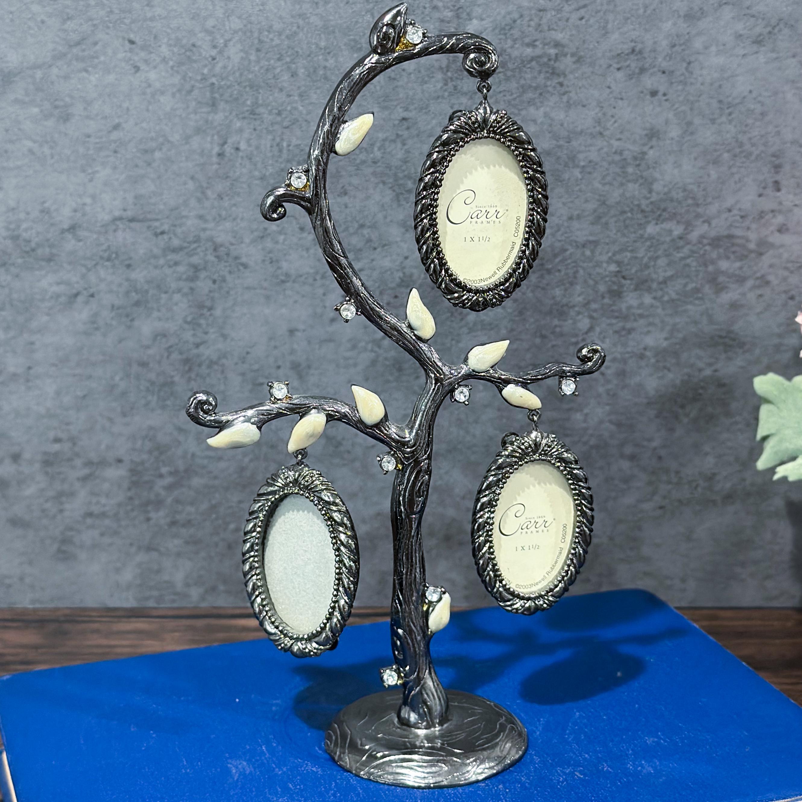 Vintage Metal Family Tree Photo Frame by Burnes of Boston 2004 ...