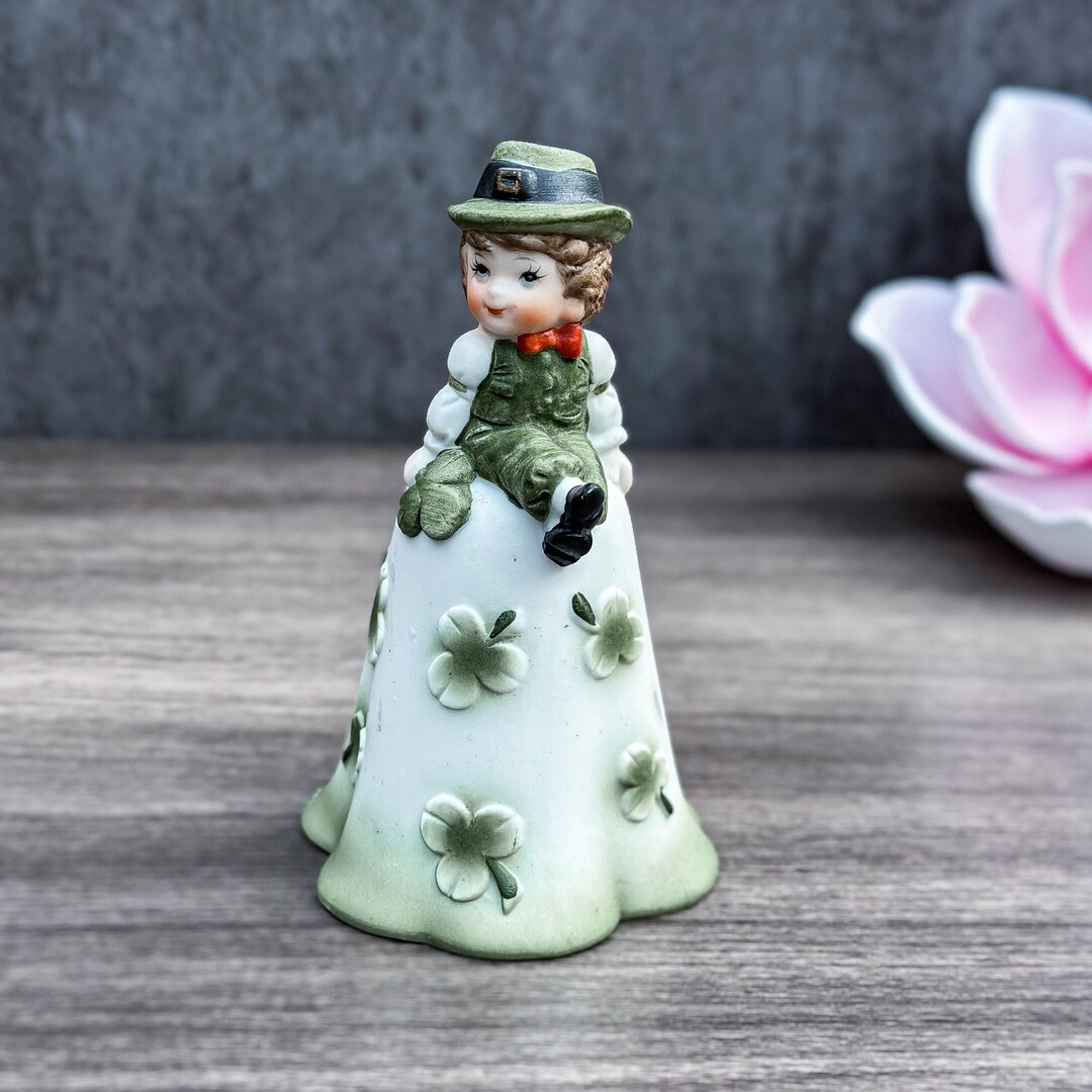 Vintage Irish Lad Porcelain Bell Irish Lad Collectible Decor 1980s Four ...