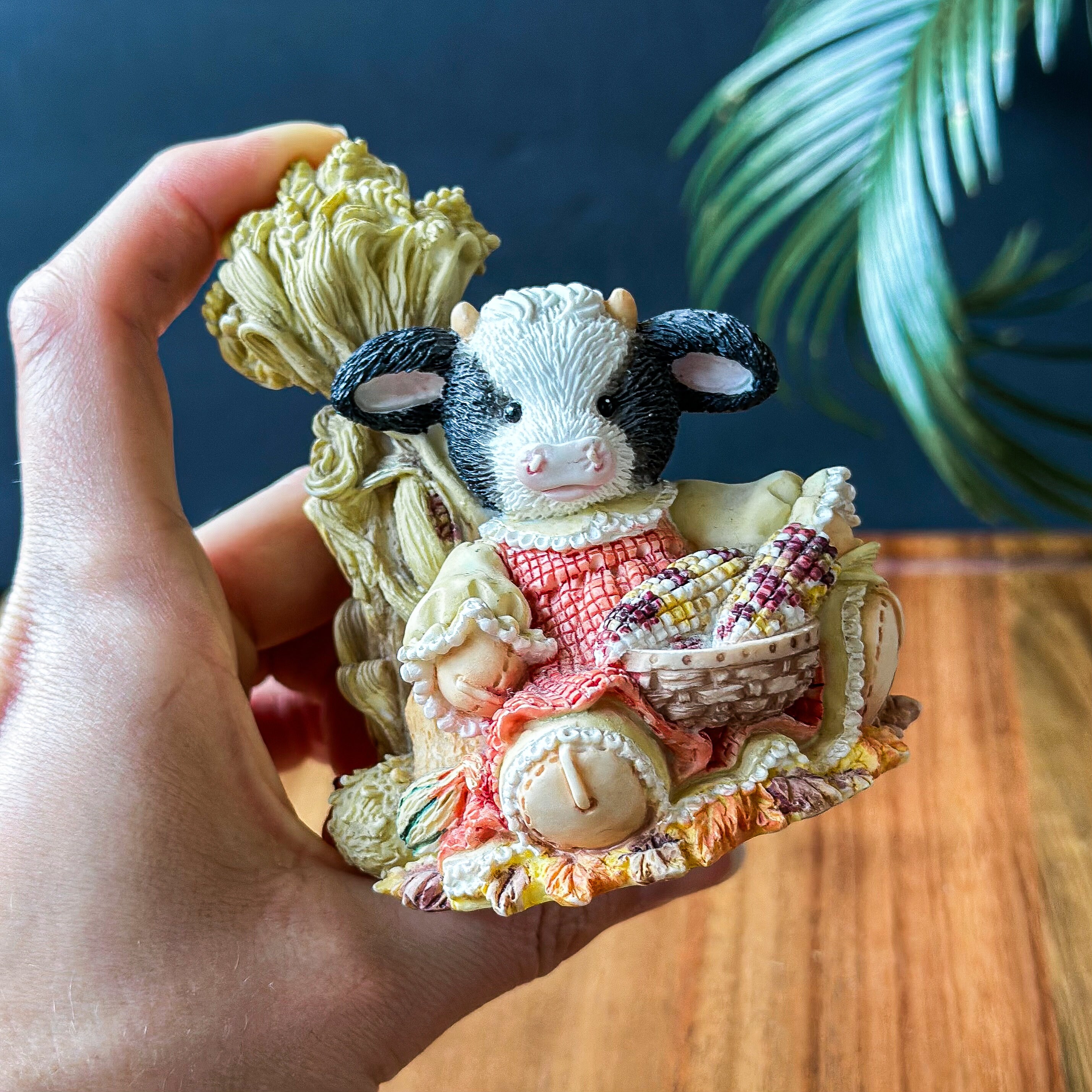 Vintage Mary's Moo Moos Figurine 'the Cows in the Corn' 1995 - Etsy