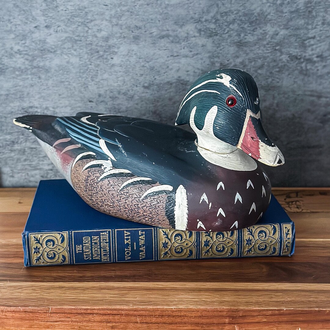 Vintage Bob Berry Wood Duck Decoy Signed 1984 – Gallery Originals N ...