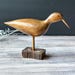 Vintage Hand-carved Wooden Wading Bird on Plinth - Etsy