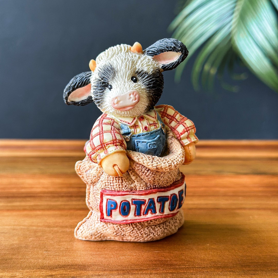 Vintage Mary's Moo Moos Figurine - 'moooove Out of My Way' - 1994 - Etsy