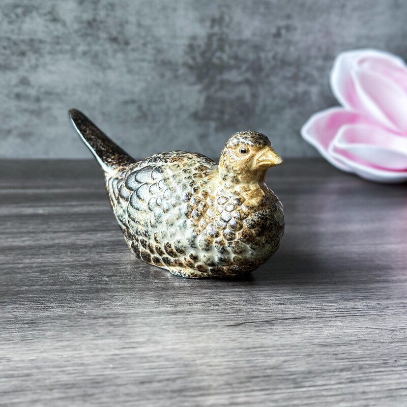 Ceramic Pheasant Figurine - Etsy