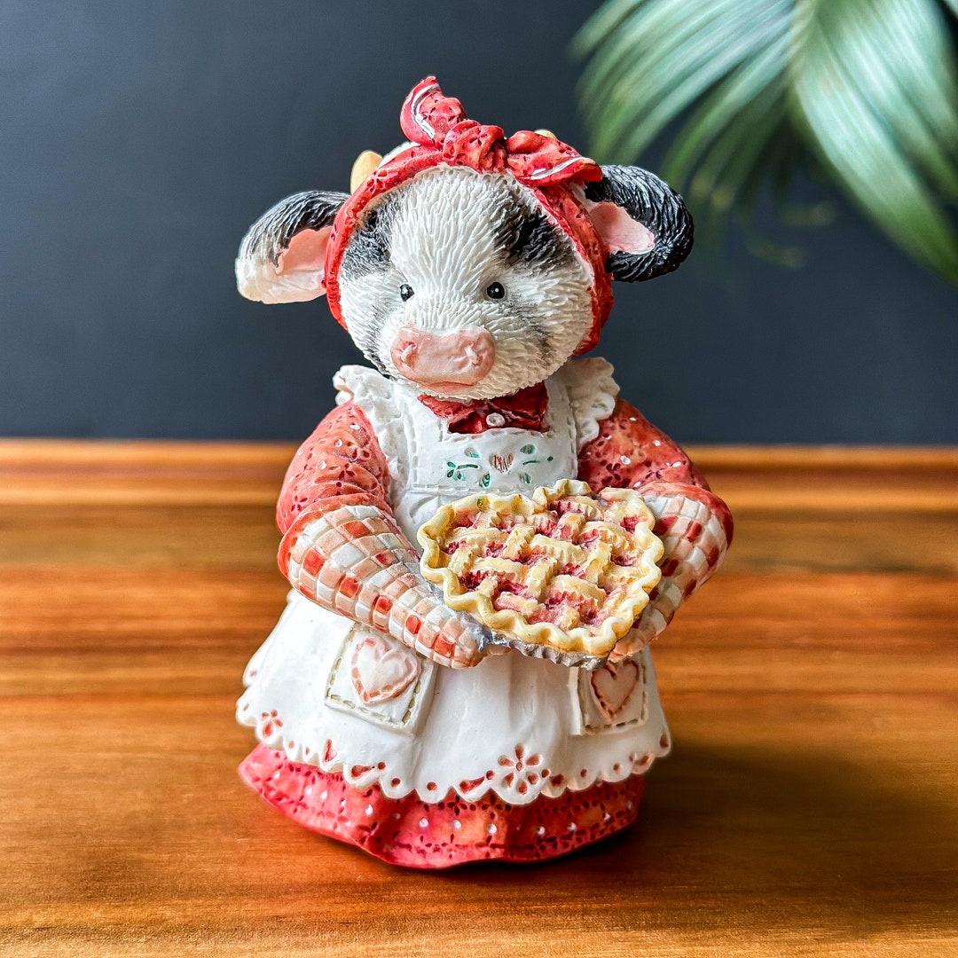 Vintage Mary's Moo Moos Figurine 'you're My Sweetie Pie' 1994 - Etsy