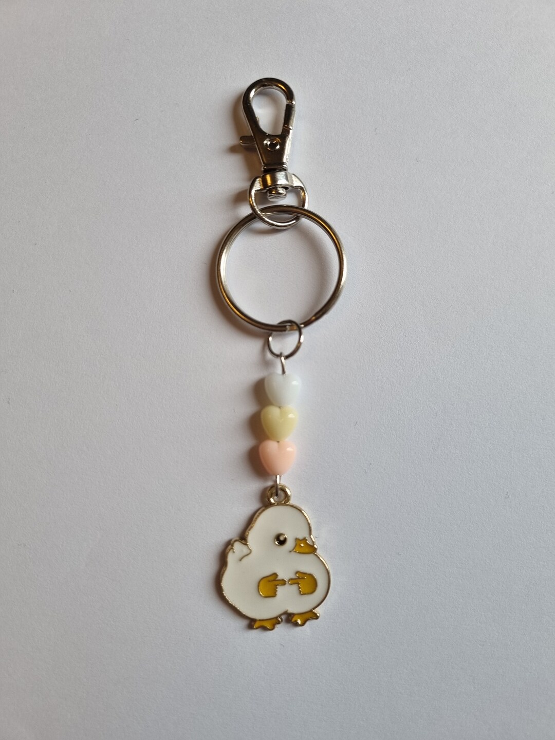 Uwu Duck, Shy Duck Keychain Kawaii, Cute, Ducky, Duckling, Keyring ...