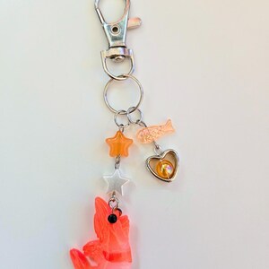 Shrimp Clip on Keychain | Phone Charm, Fish, Keychain, Charm ...