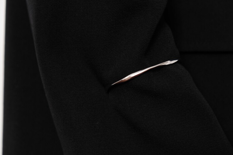 Twisted Cuff Bangle Stackable Bangle Mobius Bracelet Adjustable Twist Bangle Silver Classic Cuff ...