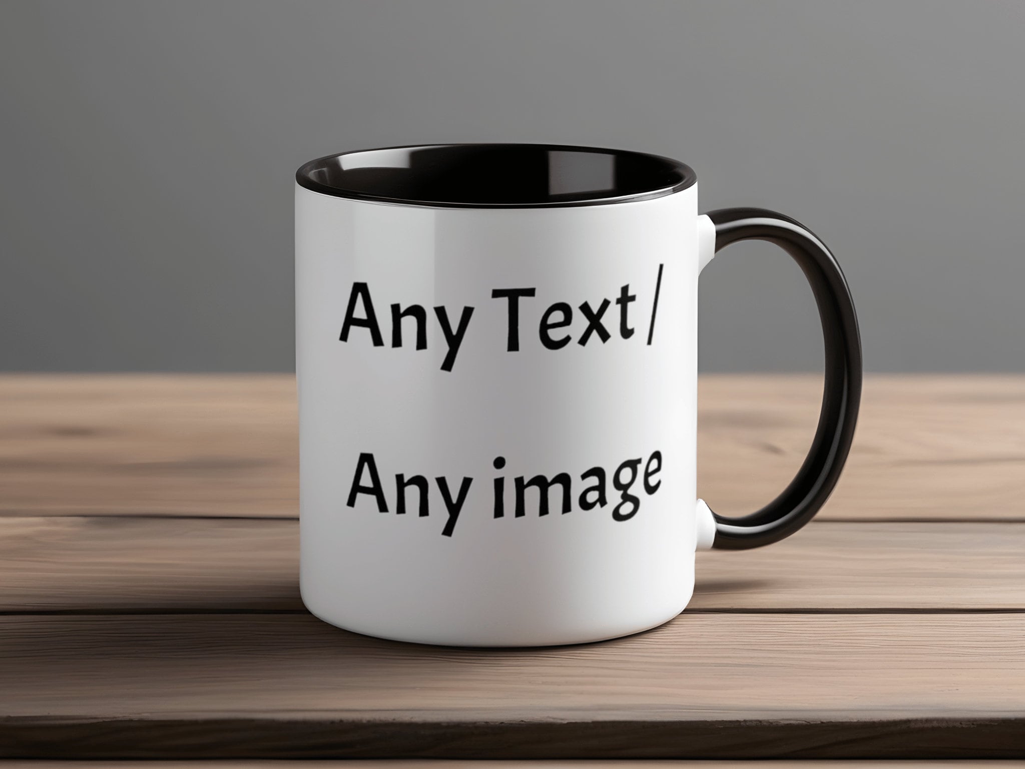 Personalized Custom Text Mug, Personalized Mug, Customized Mug, Custom Gift, Design Your Own Mug ...