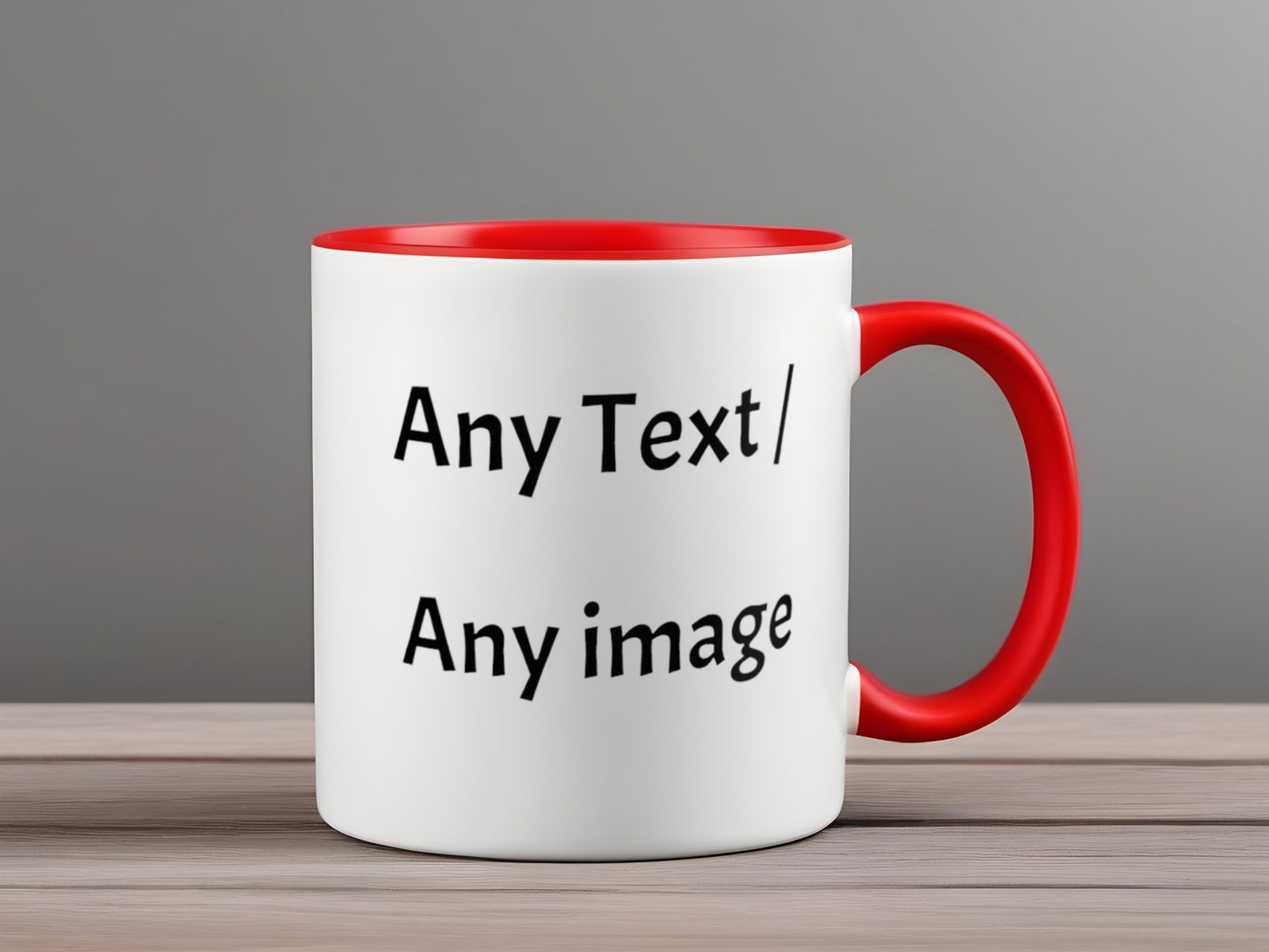 Personalized Custom Text Mug, Personalized Mug, Customized Mug, Custom Gift, Design Your Own Mug ...
