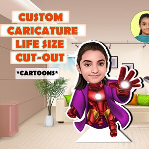 Life Size Cut Out, Custom Cartoon Caricature Standee, Cardboard Cut-out ...