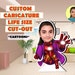 Life Size Cut Out, Custom Cartoon Caricature Standee, Cardboard Cut-out ...