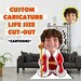 Life Size Cut Out, Custom Cartoon Caricature Standee, Cardboard Cut-out ...