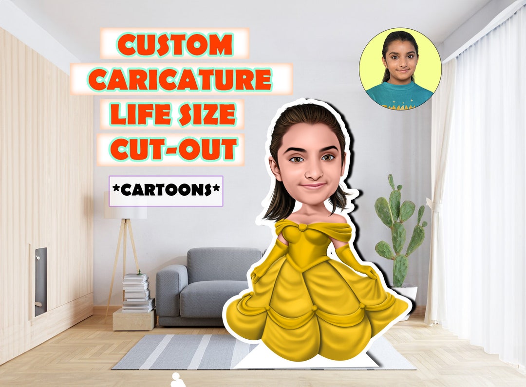 Life Size Cut Out, Custom Cartoon Caricature Standee, Cardboard Cut-out ...