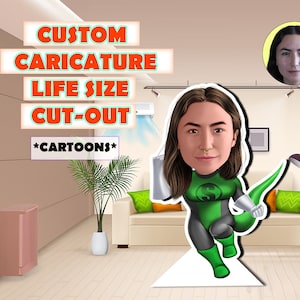 Life Size Cut Out, Custom Cartoon Caricature Standee, Cardboard Cut-out ...
