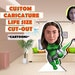 Life Size Cut Out, Custom Cartoon Caricature Standee, Cardboard Cut-out ...