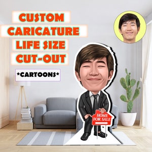 Life Size Cut Out, Custom Cartoon Caricature Standee, Cardboard Cut-out ...