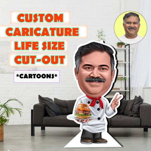 Life Size Cut Out Caricature - Etsy