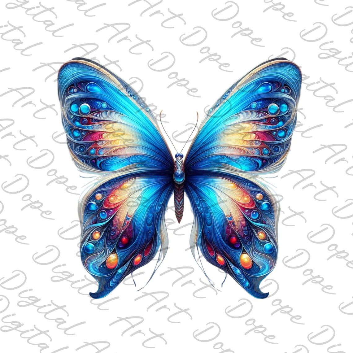 8 High Quality Images of Blue Butterflies - Etsy