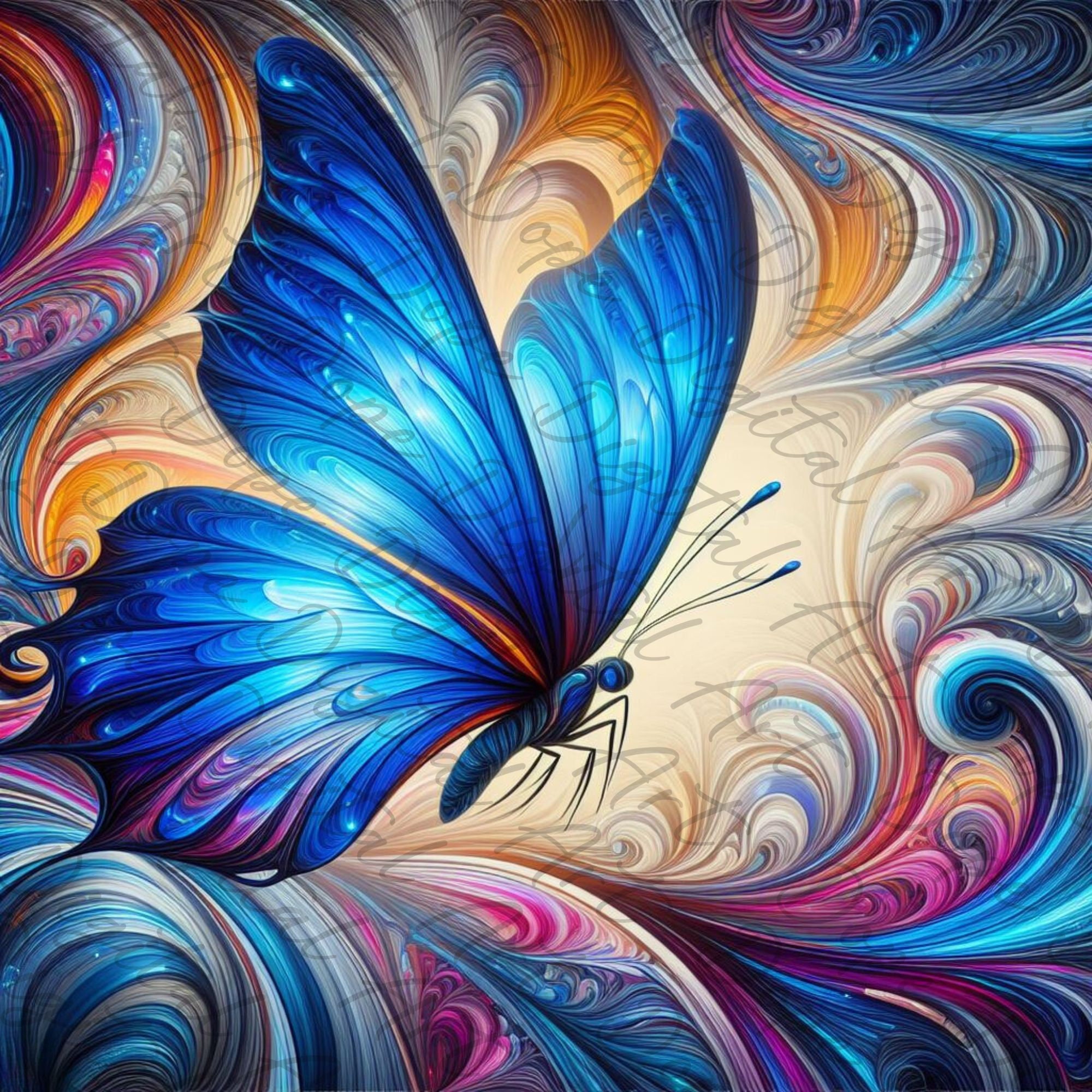 8 High Quality Images of Blue Butterflies - Etsy