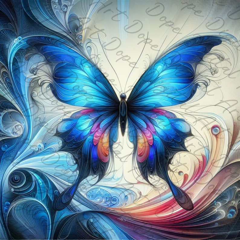 8 High Quality Images of Blue Butterflies - Etsy