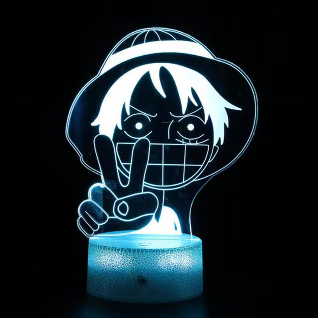 Zoro Luffy Nami / 3D LED Color Changing Night Light / Anime Action ...