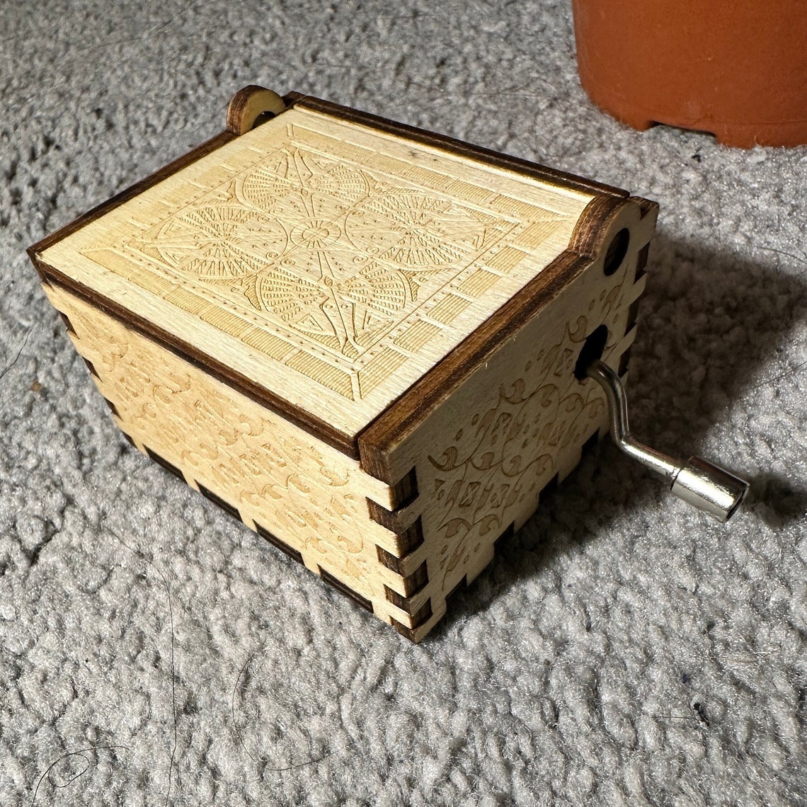 Totoro Studio Ghibli Music Box Anime Lover Wind-up Handmade Wooden ...