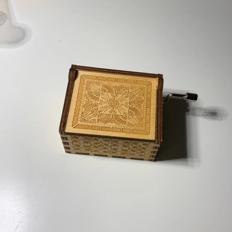 Totoro Studio Ghibli Music Box Anime Lover Wind-up Handmade Wooden ...