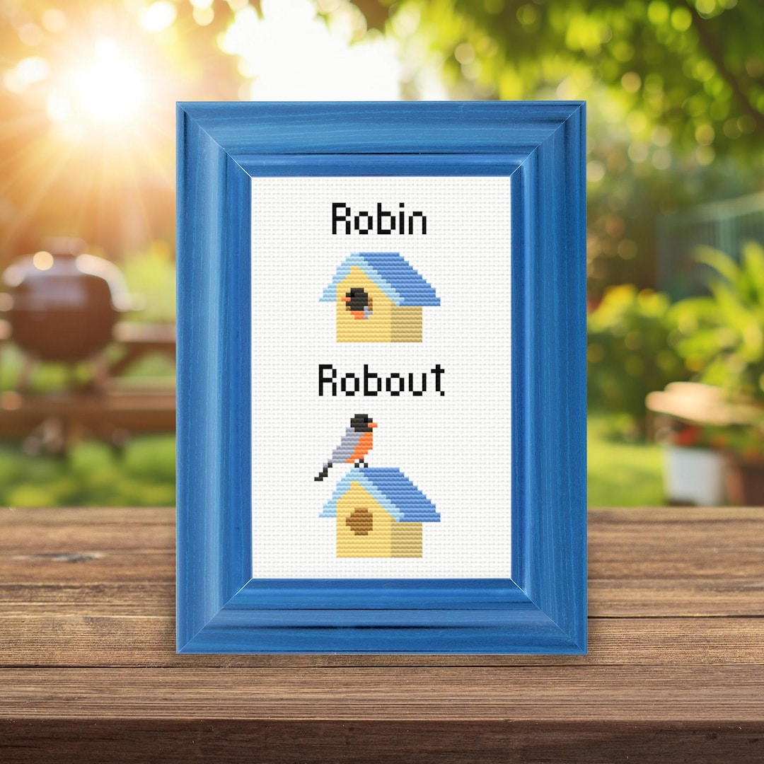 Rob-out Cross Stitch Pattern PDF Download - Etsy