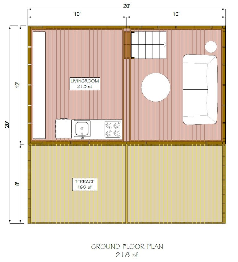 Modular Tiny House Plan, Cube Cabin Plans, Changeable & Expandable ...