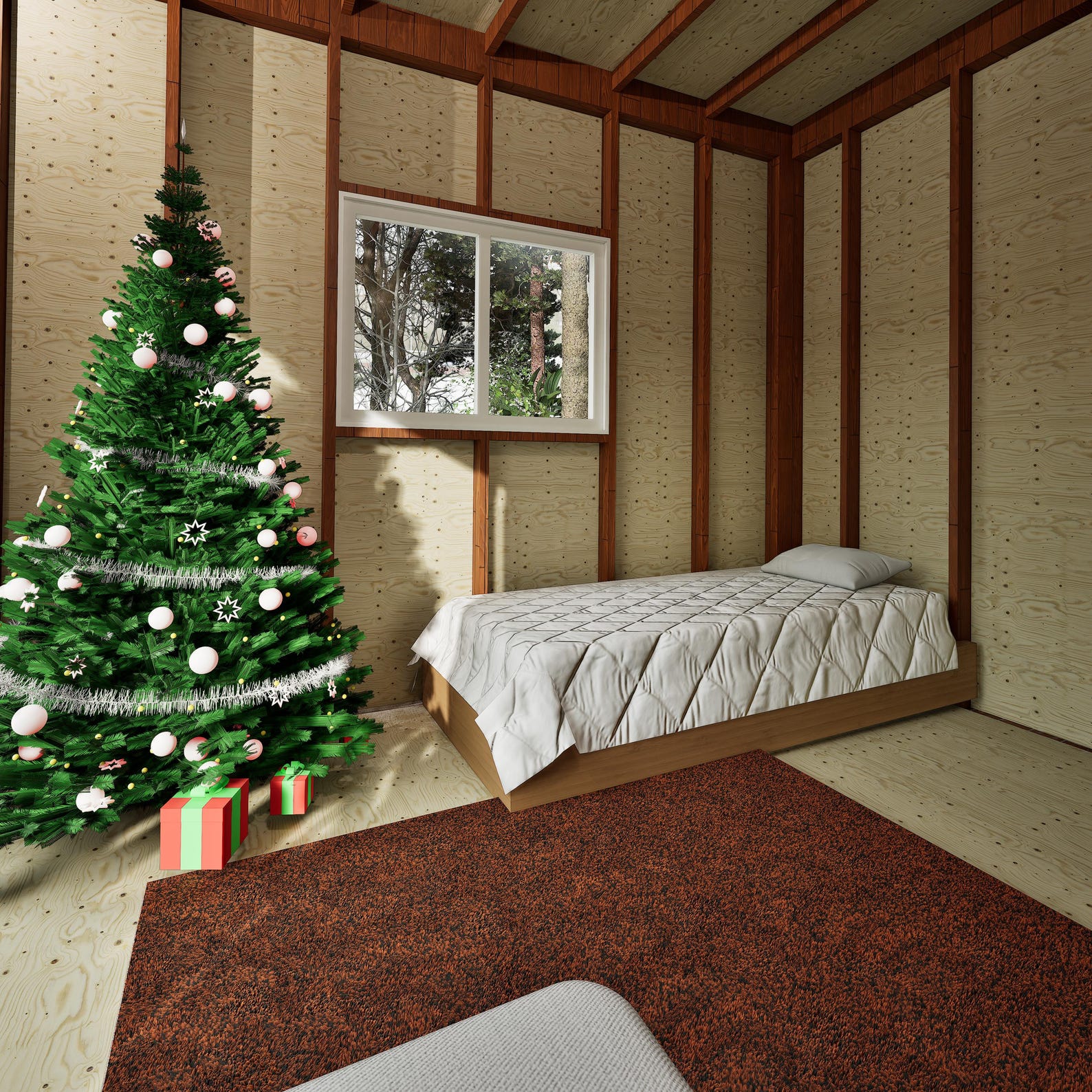 Cabin Plans, Tiny House Build Blueprint, 12x10 Tiny House Plan ...
