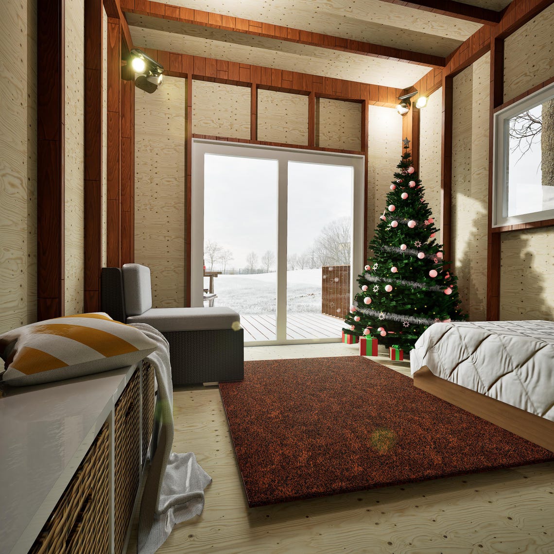 Cabin Plans, Tiny House Build Blueprint, 12x10 Tiny House Plan ...