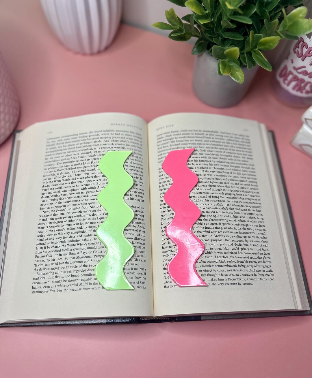 Wavy Acrylic Bookmarks, Glow in the Dark Custom Bookmark, Cute ...