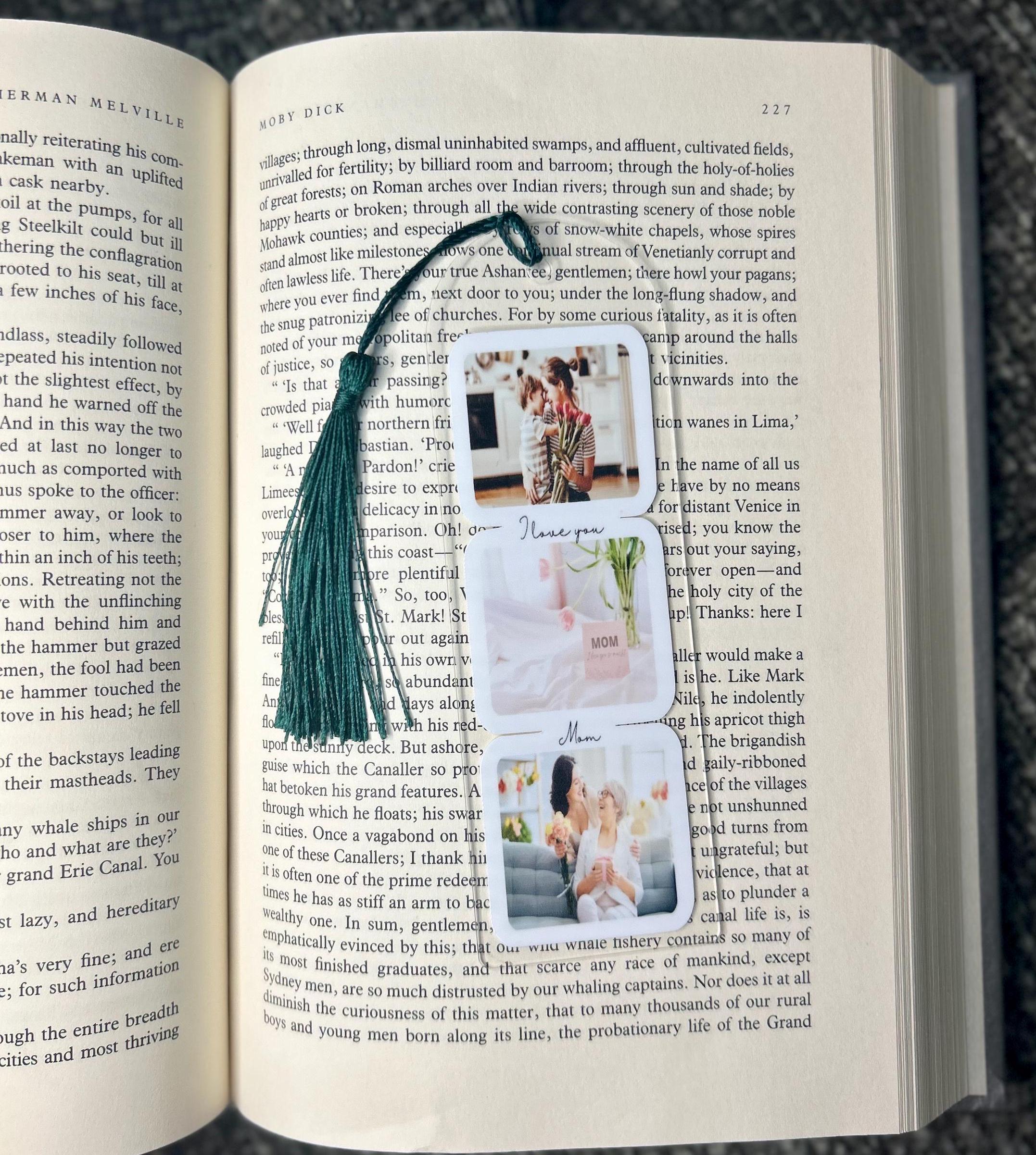 Personalized Custom Photo Bookmark: Acrylic Bookmark Keepsake With ...