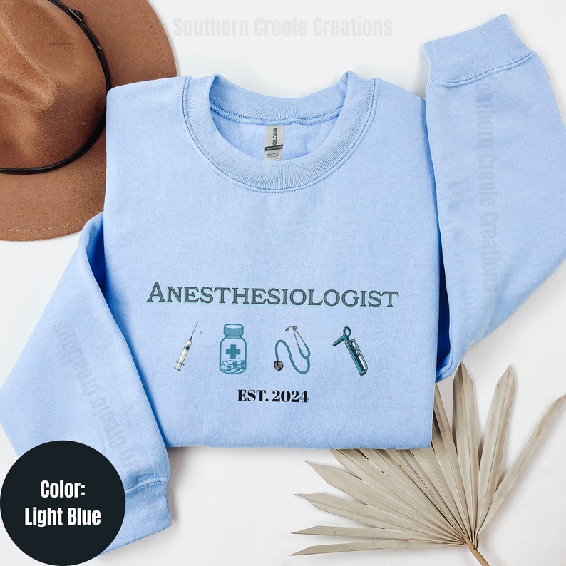 Anesthesia Crew Neck, Anesthesiologist T, Anesthesiologist Shirt, Anesthesia Student Gift ...